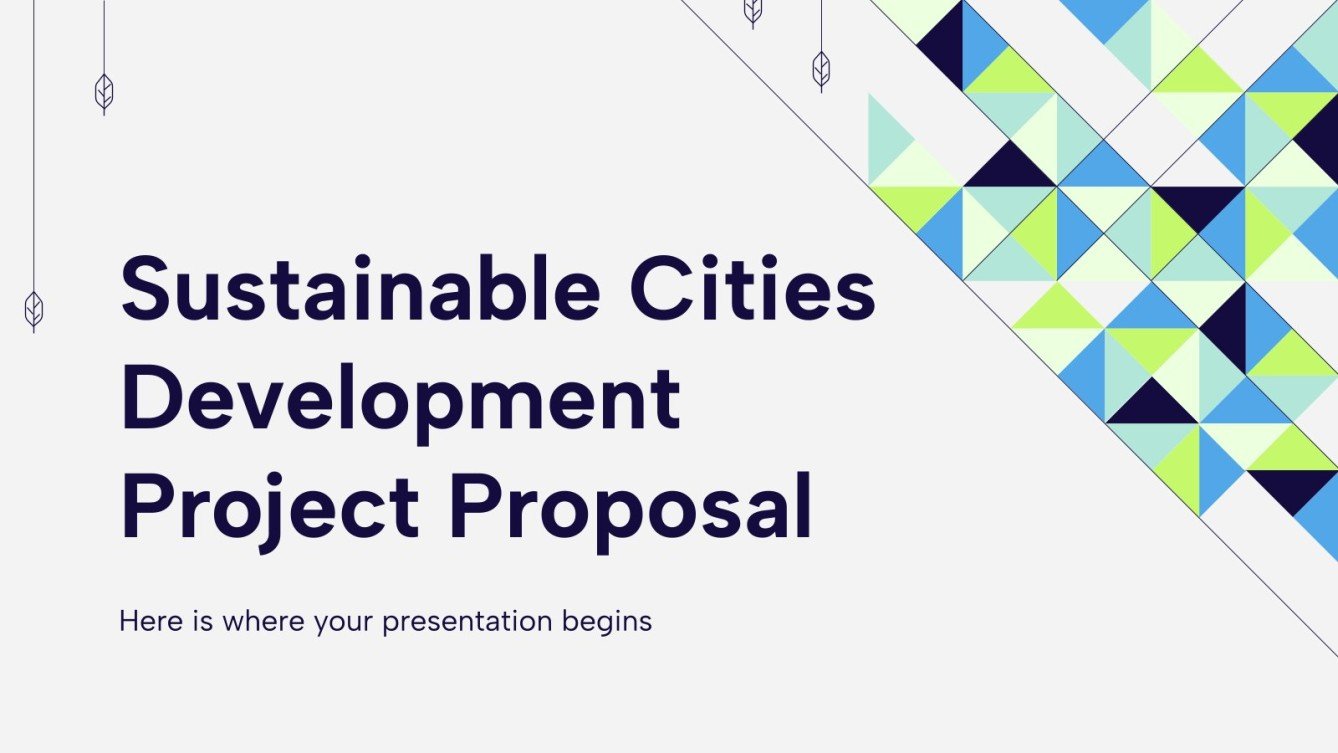 Sustainable Cities Development Project Proposal