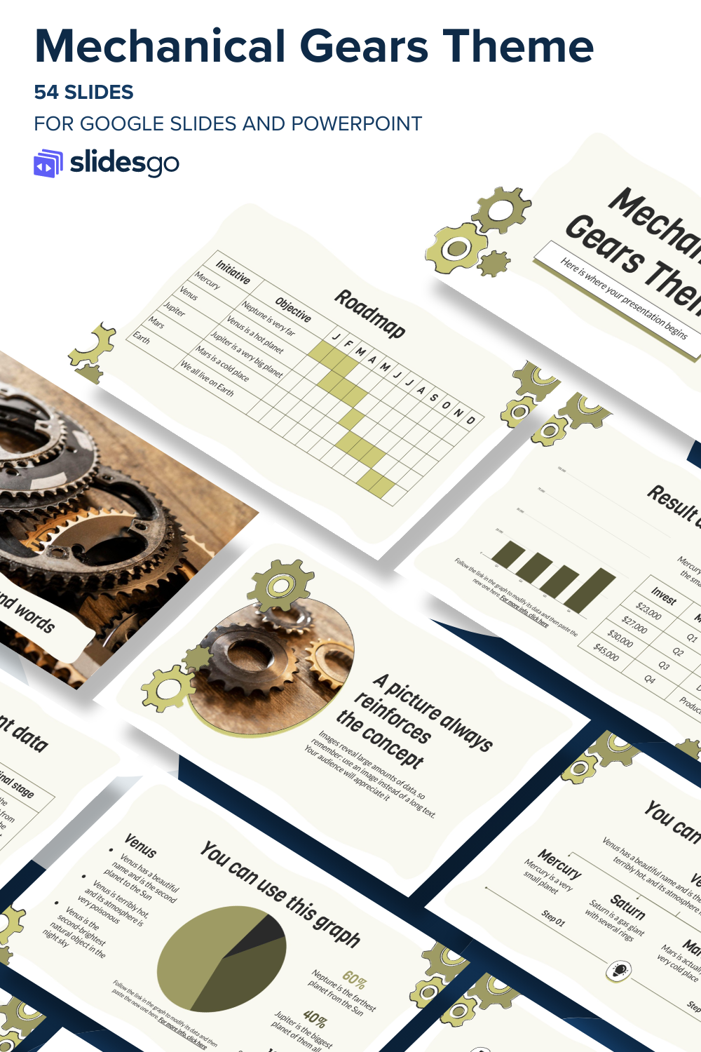 Mechanical Gears Theme | Google Slides and PowerPoint