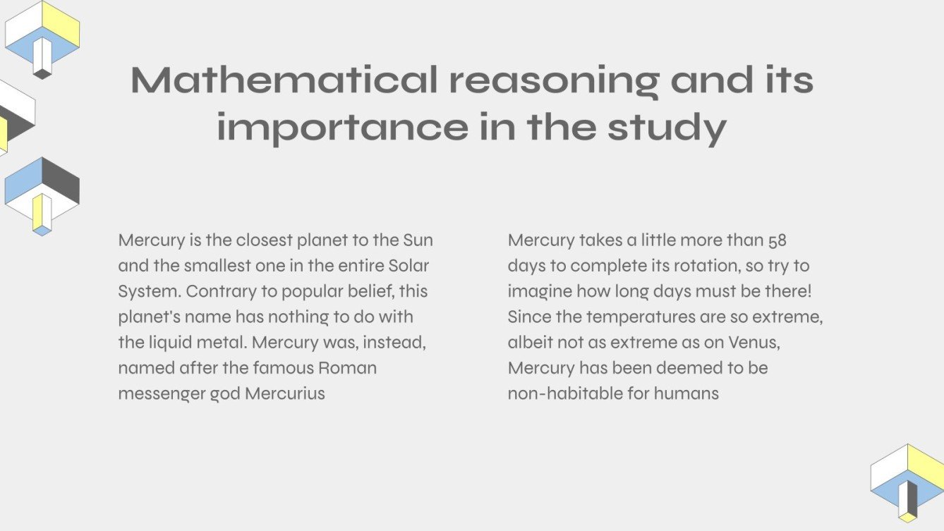 Mathematical Reasoning - Bachelor of Science in Mathematics