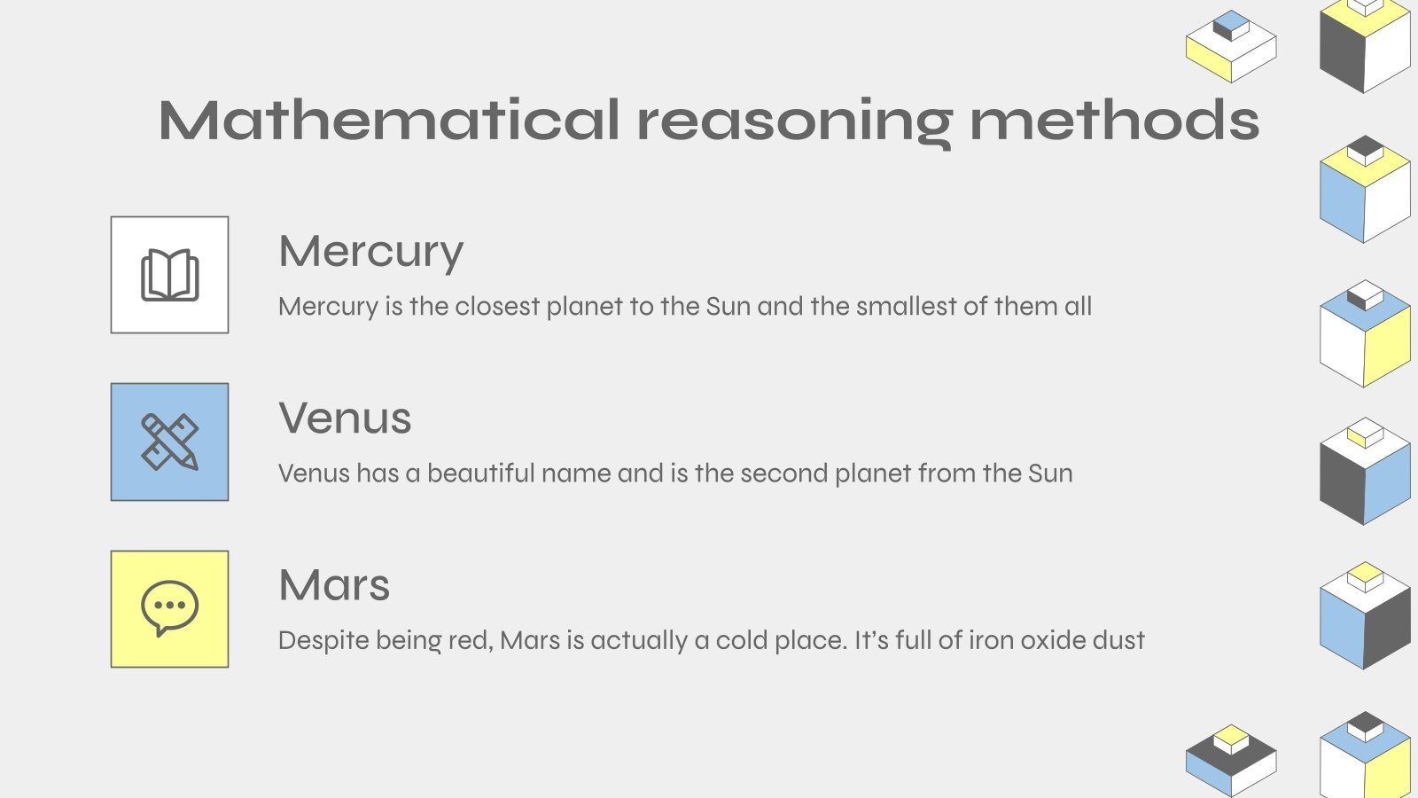 Mathematical Reasoning - Bachelor of Science in Mathematics