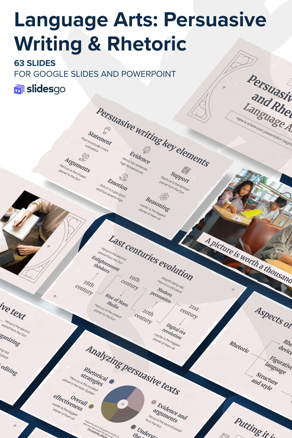 Persuasive Writing and Rhetoric | Google Slides & PPT