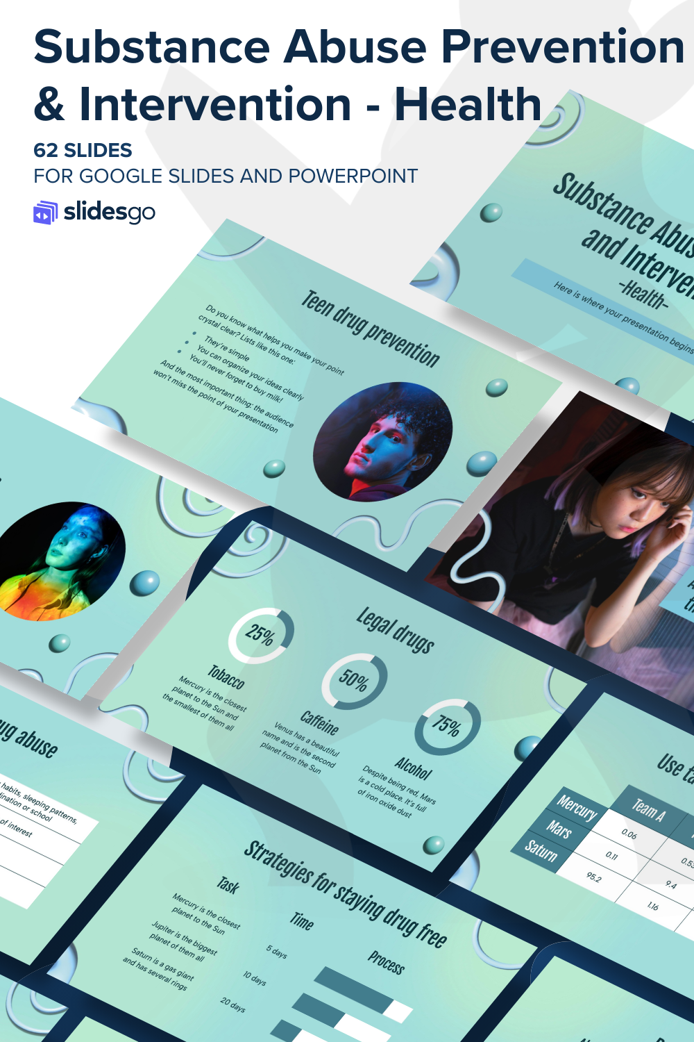 Substance Abuse Prevention and Intervention | Google Slides