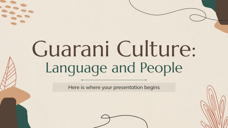 Guarani Culture: Language and People | Google Slides & PPT