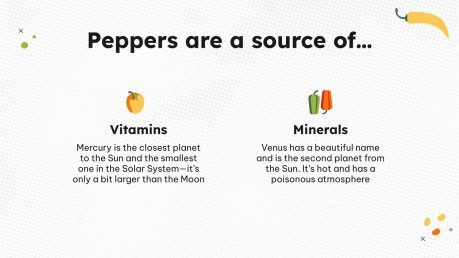 Bell Pepper Recipes | Google Slides & PowerPoint