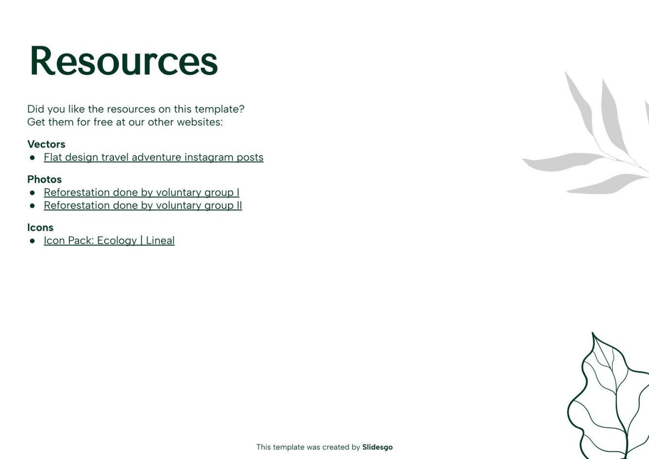 Ecology Handout | Google Slides & PowerPoint