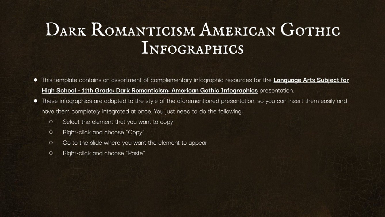 Dark Romanticism: American Gothic Infographics