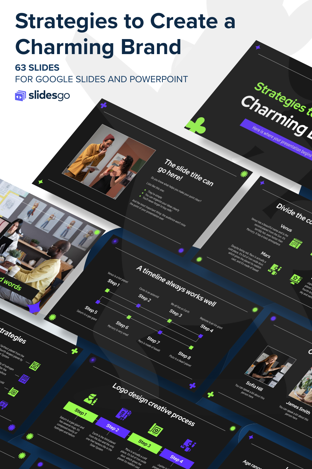 Strategies to Create a Charming Brand | Google Slides & PPT