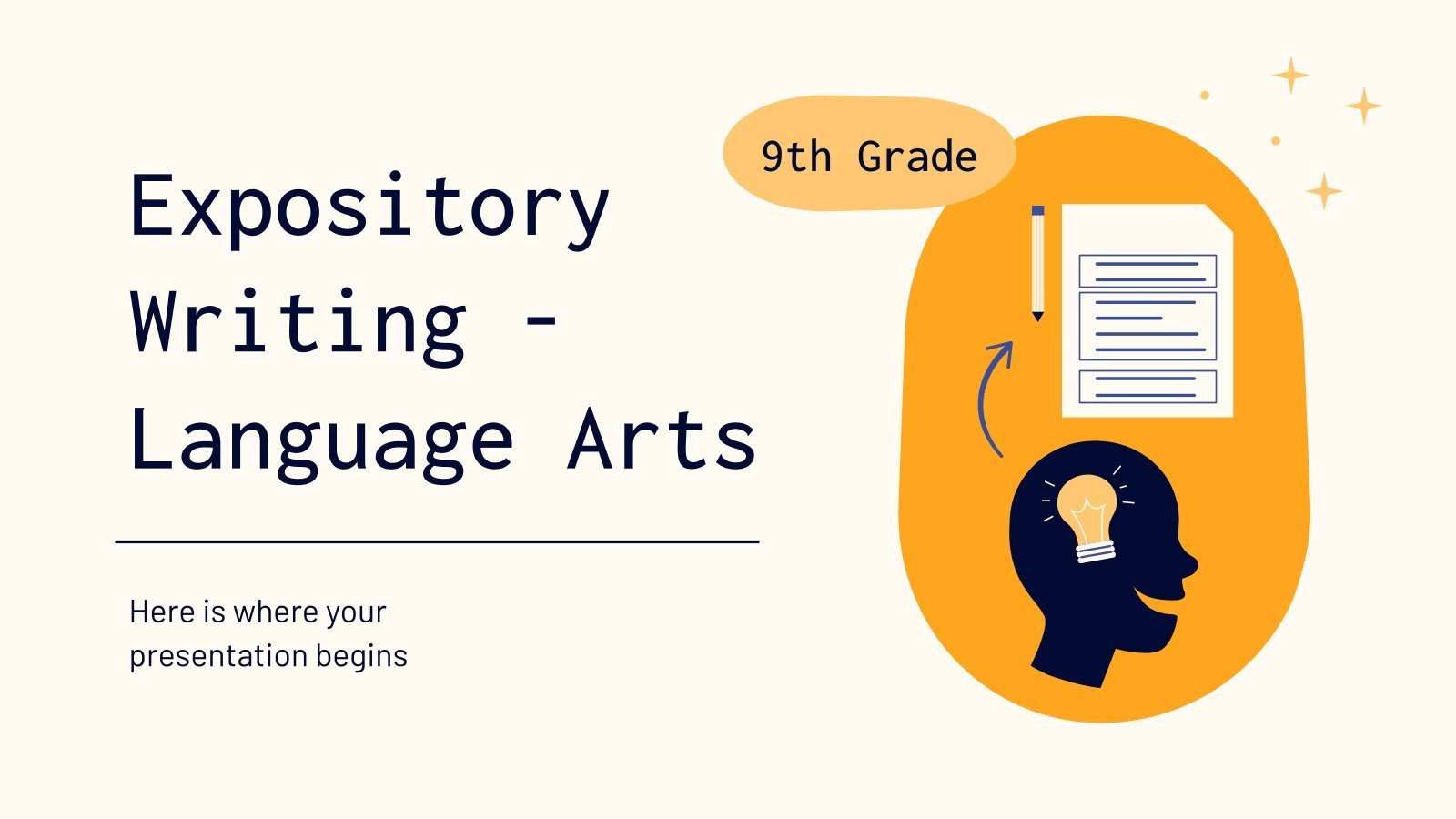 Expository Writing - Language Arts | Google Slides & PPT
