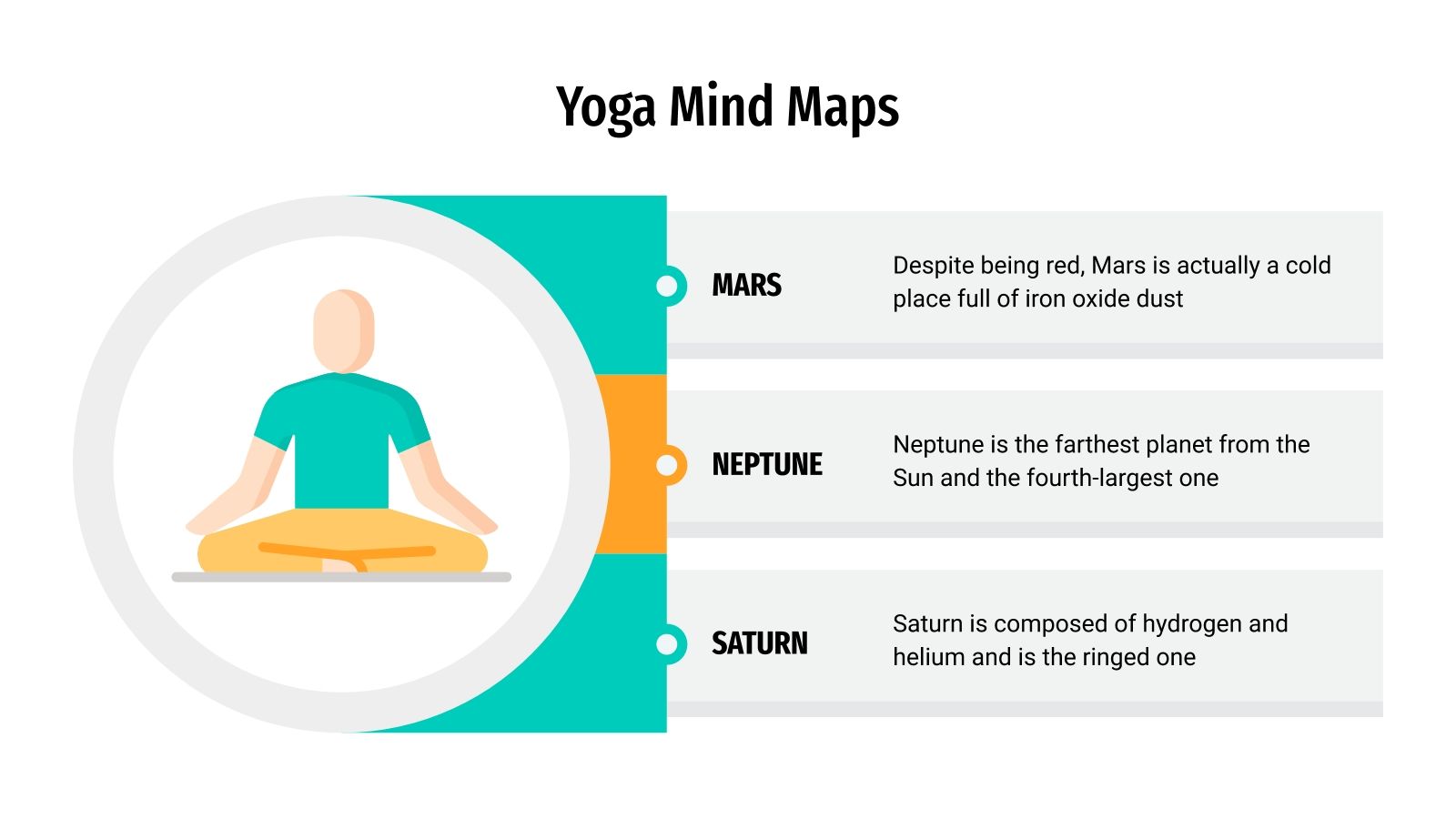 Yoga Mind Maps for Google Slides and PowerPoint