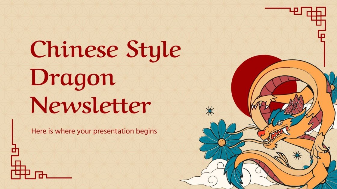 Free Google Slides and PPT Templates with Dragons