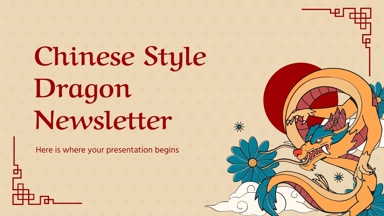 Free Google Slides and PPT Templates with Dragons