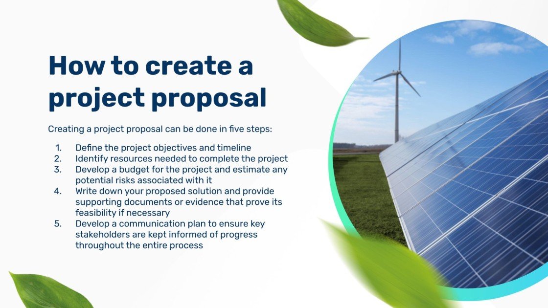 Photovoltaic Panels Installation Project Proposal