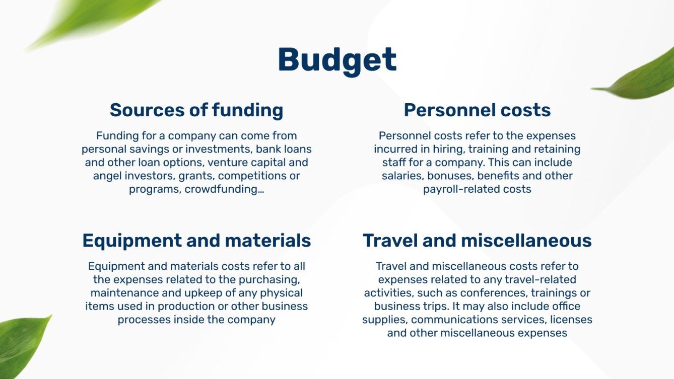 Photovoltaic Panels Installation Project Proposal