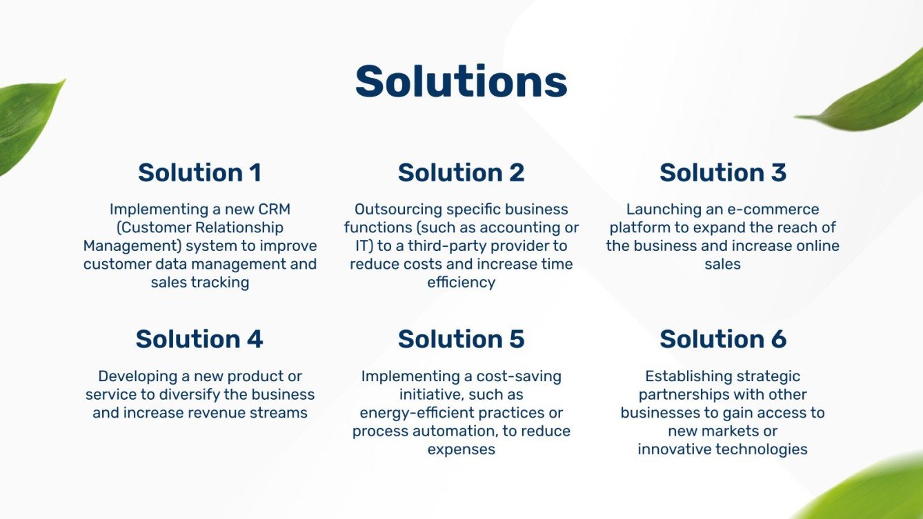 Photovoltaic Panels Installation Project Proposal