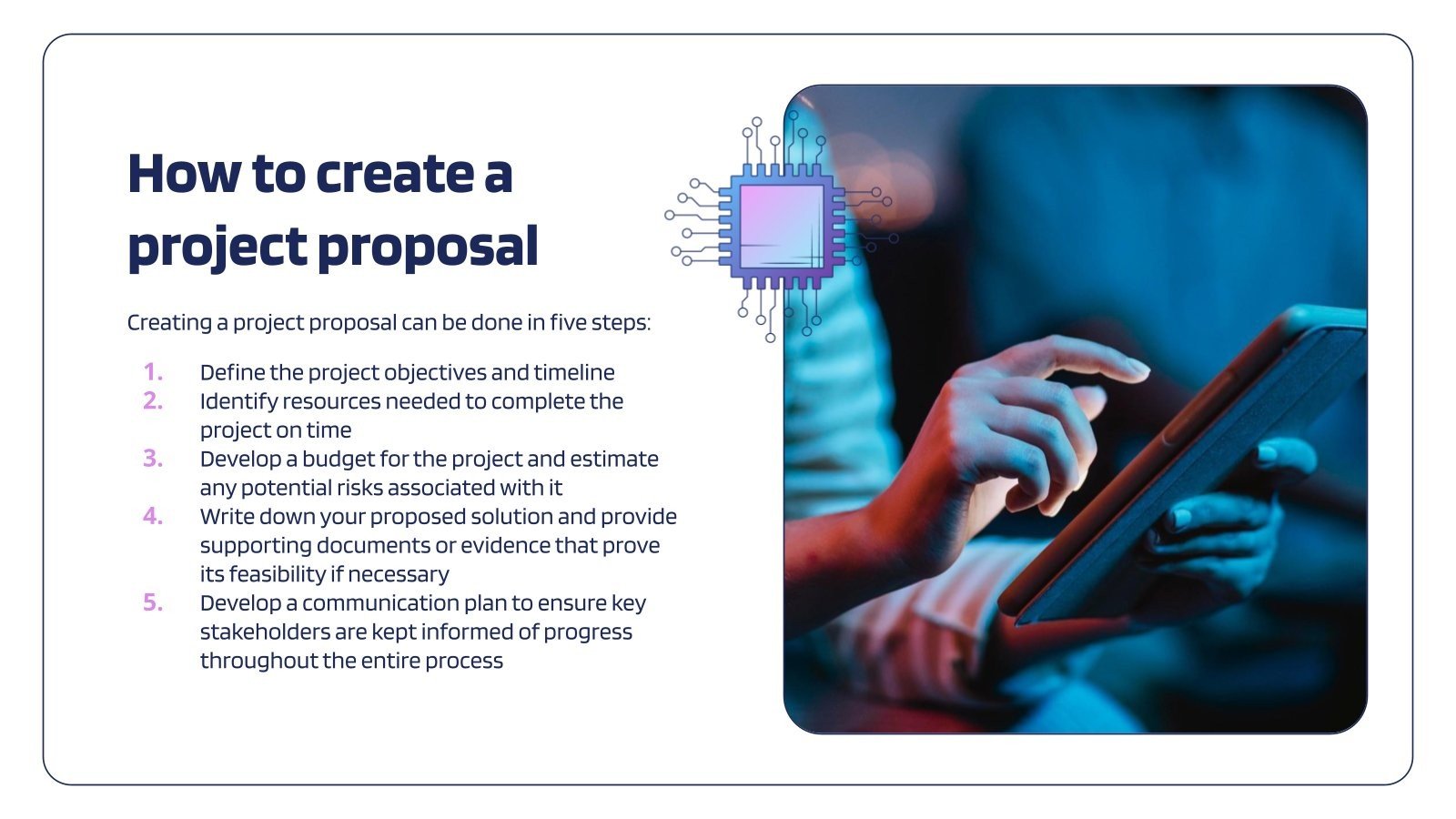 Digital Transformation Plan Project Proposal | Google Slides
