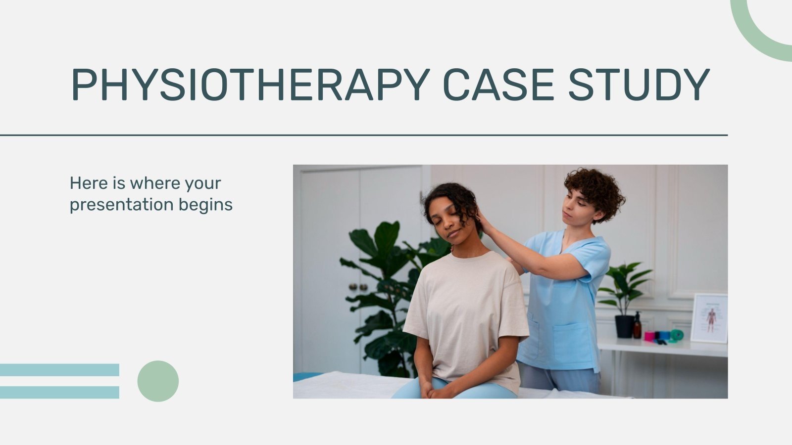 Caso práctico de fisioterapia | Google Slides y PowerPoint