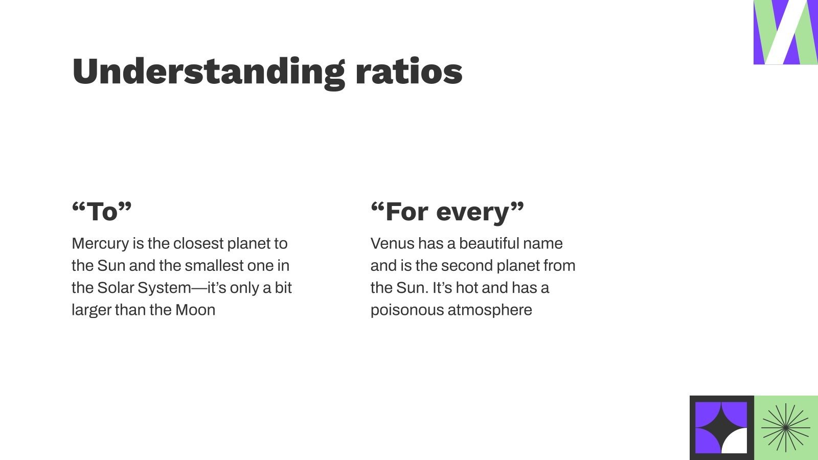 Ratios and Proportional Relationships - Mathematics