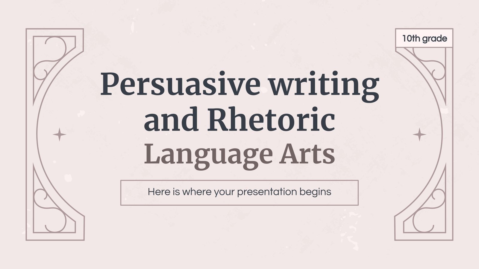 Persuasive Writing and Rhetoric | Google Slides & PPT
