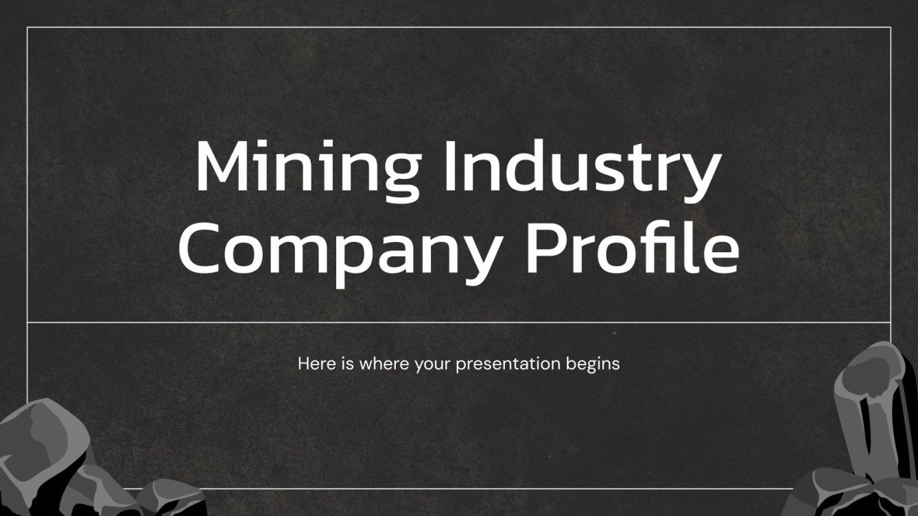 Mining Industry Company Profile | Google Slides and PPT