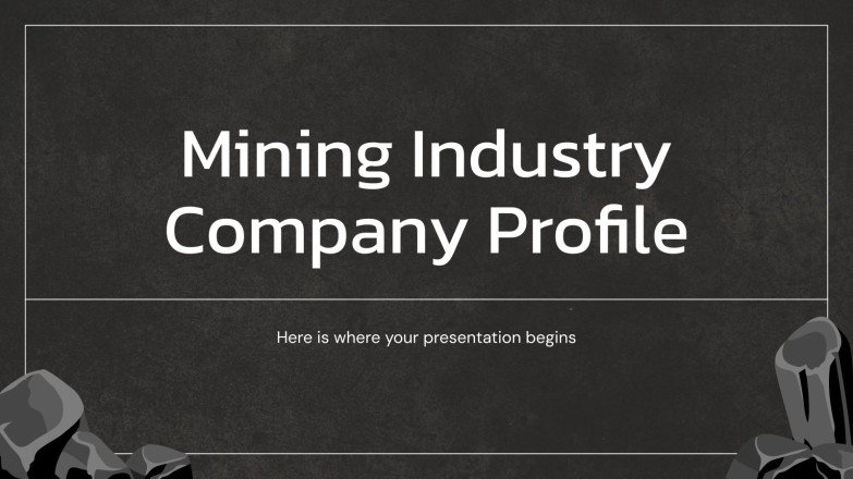 Mining Industry Company Profile | Google Slides and PPT