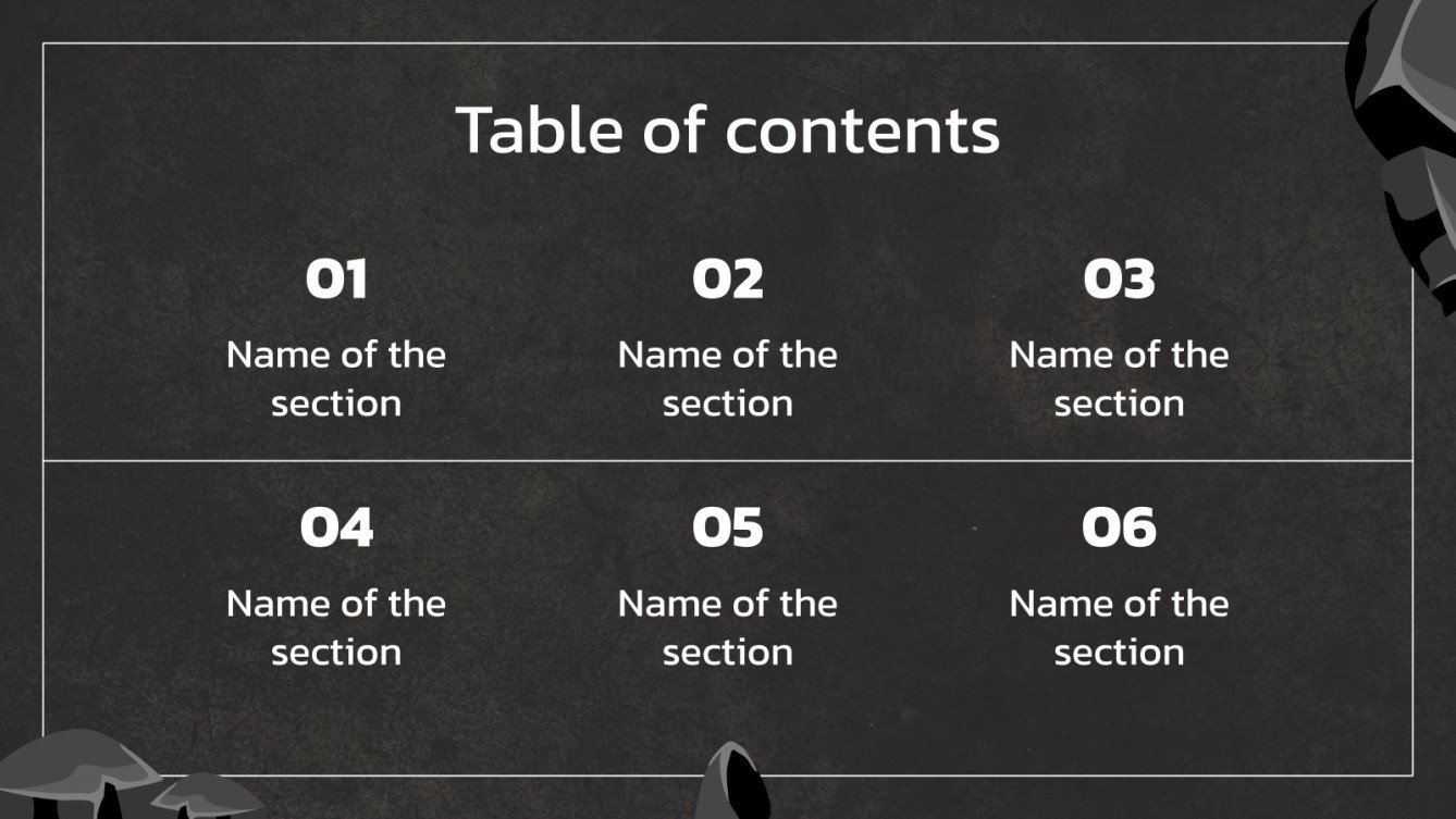 Mining Industry Company Profile | Google Slides and PPT