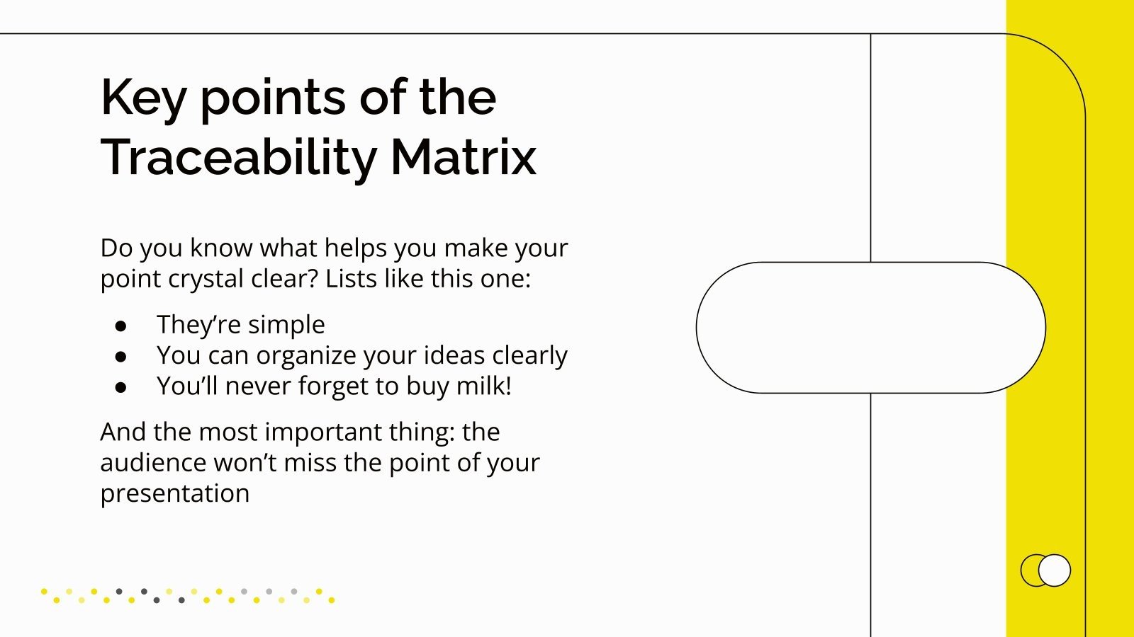 Traceability Matrix | Google Slides and PPT