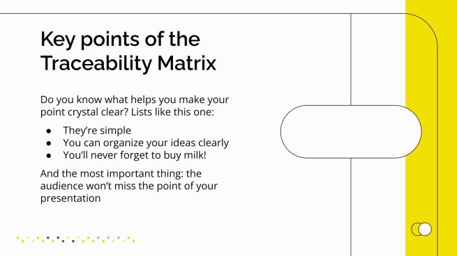 Traceability Matrix | Google Slides and PPT