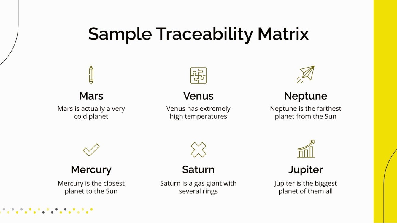 Traceability Matrix | Google Slides and PPT