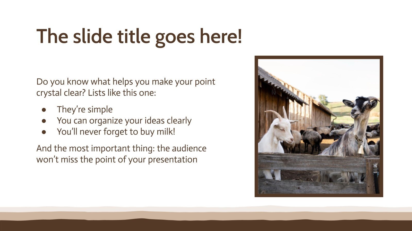 Types of Goat Breeds | Google Slides and PPT