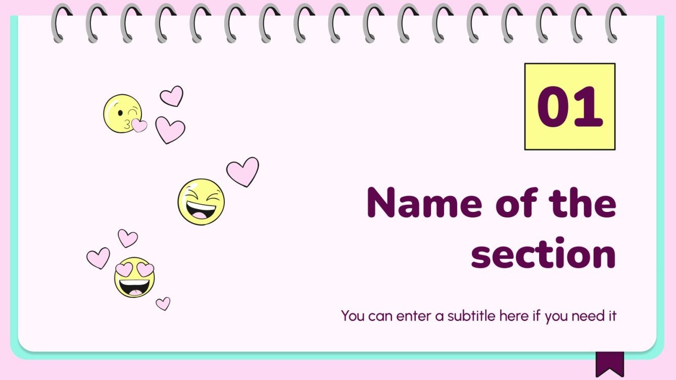 Happy Pastel Binder | Google Slides and PowerPoint