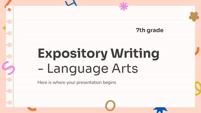 Expository Writing - 7th grade | Google Slides & PPT