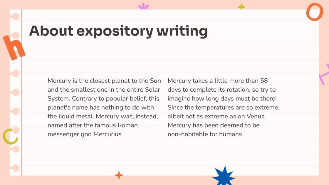 Expository Writing - 7th grade | Google Slides & PPT