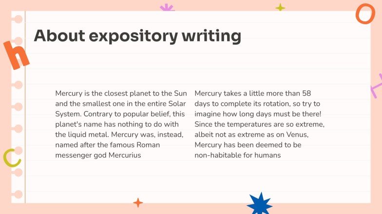 Expository Writing - 7th grade | Google Slides & PPT