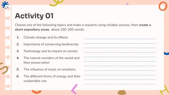 Expository Writing - 7th grade | Google Slides & PPT