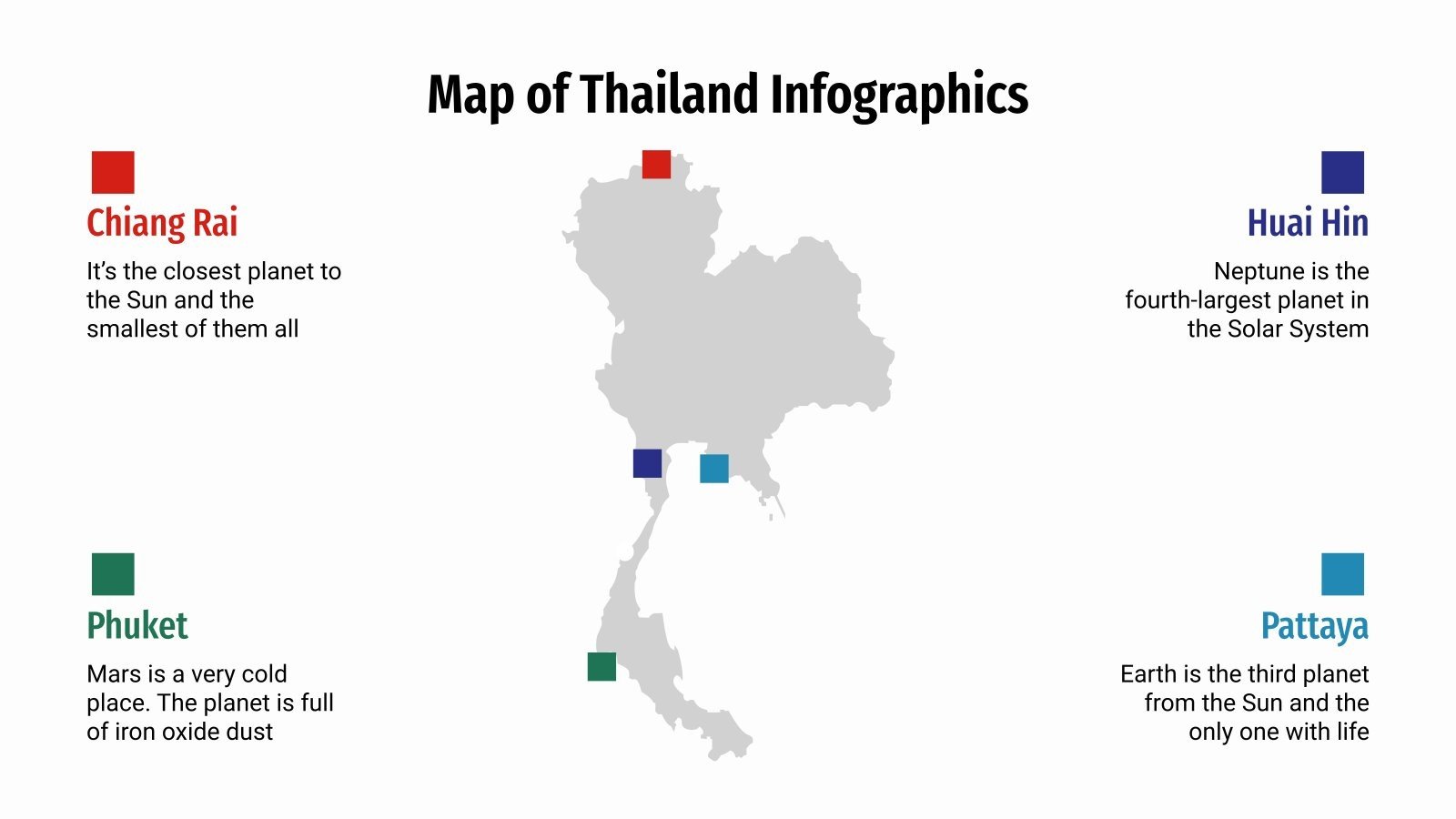 Map of Thailand Infographics | Google Slides & PPT template