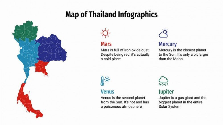 Map of Thailand Infographics | Google Slides & PPT template