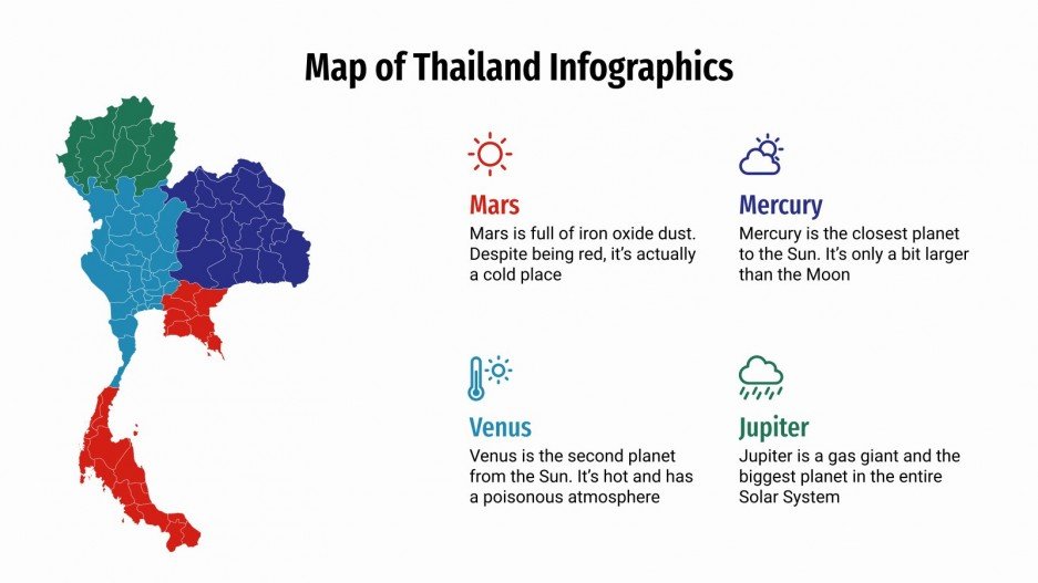 Map of Thailand Infographics | Google Slides & PPT template