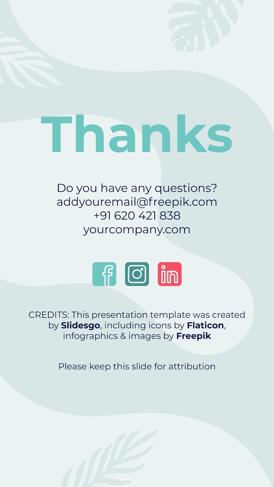 Social Media Slide Deck | Google Slides theme & PPT template