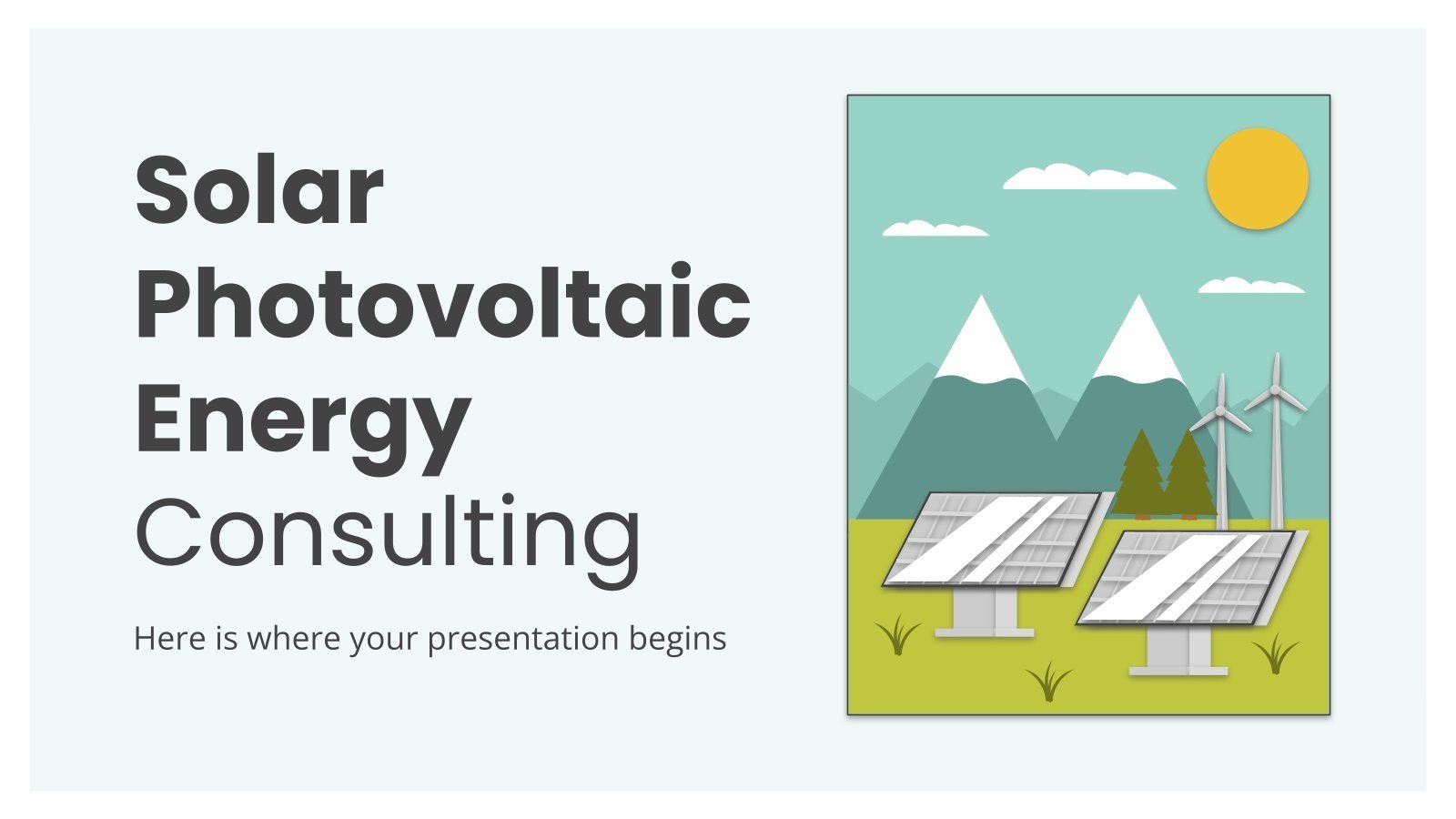 Solar Photovoltaic Energy Consulting | Google Slides & PPT