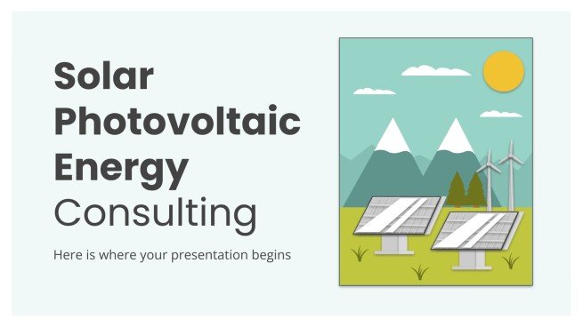 Solar Photovoltaic Energy Consulting | Google Slides & PPT