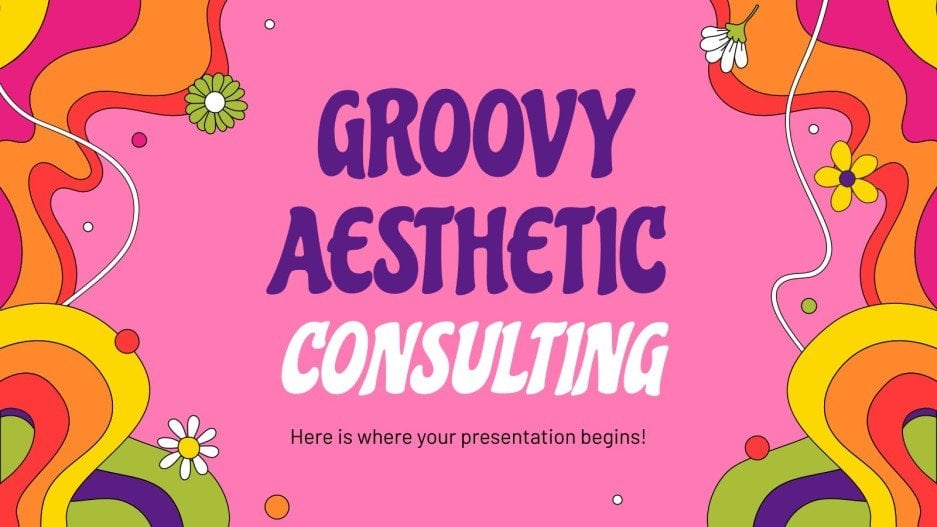 Consultoría con estética groovy | Google Slides y PowerPoint