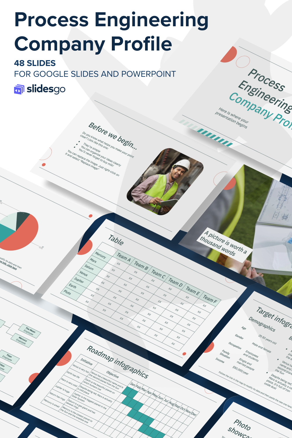 Process Engineering Company Profile | Google Slides & PPT