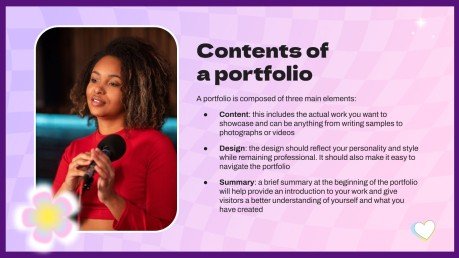 Pop Music Artist Portfolio | Google Slides & PPT