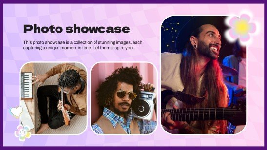 Pop Music Artist Portfolio | Google Slides & PPT