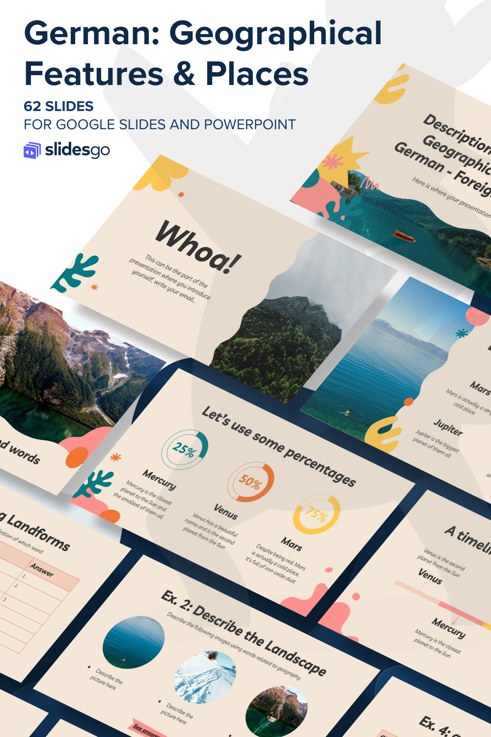 Descriptions of Places and Geographical Features - German