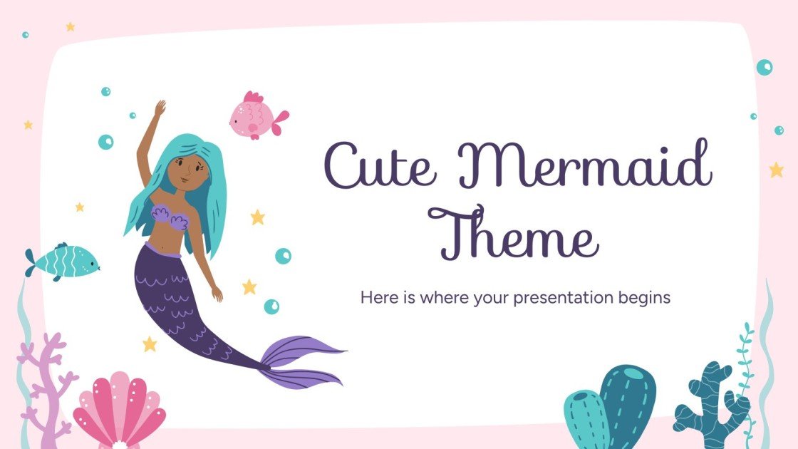 Free Google Slides and PPT templates on mermaids