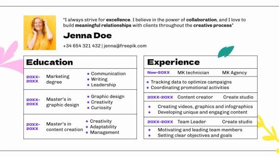 Abstract Botanical Pattern Portfolio | Google Slides & PPT