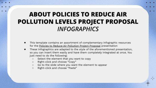 Policies to Reduce Air Pollution Levels Project Infographics