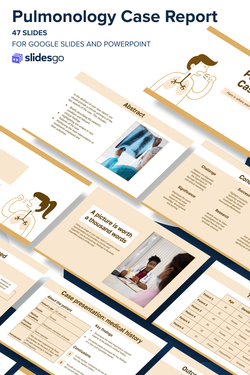 Pulmonology Case Report | Google Slides & PowerPoint