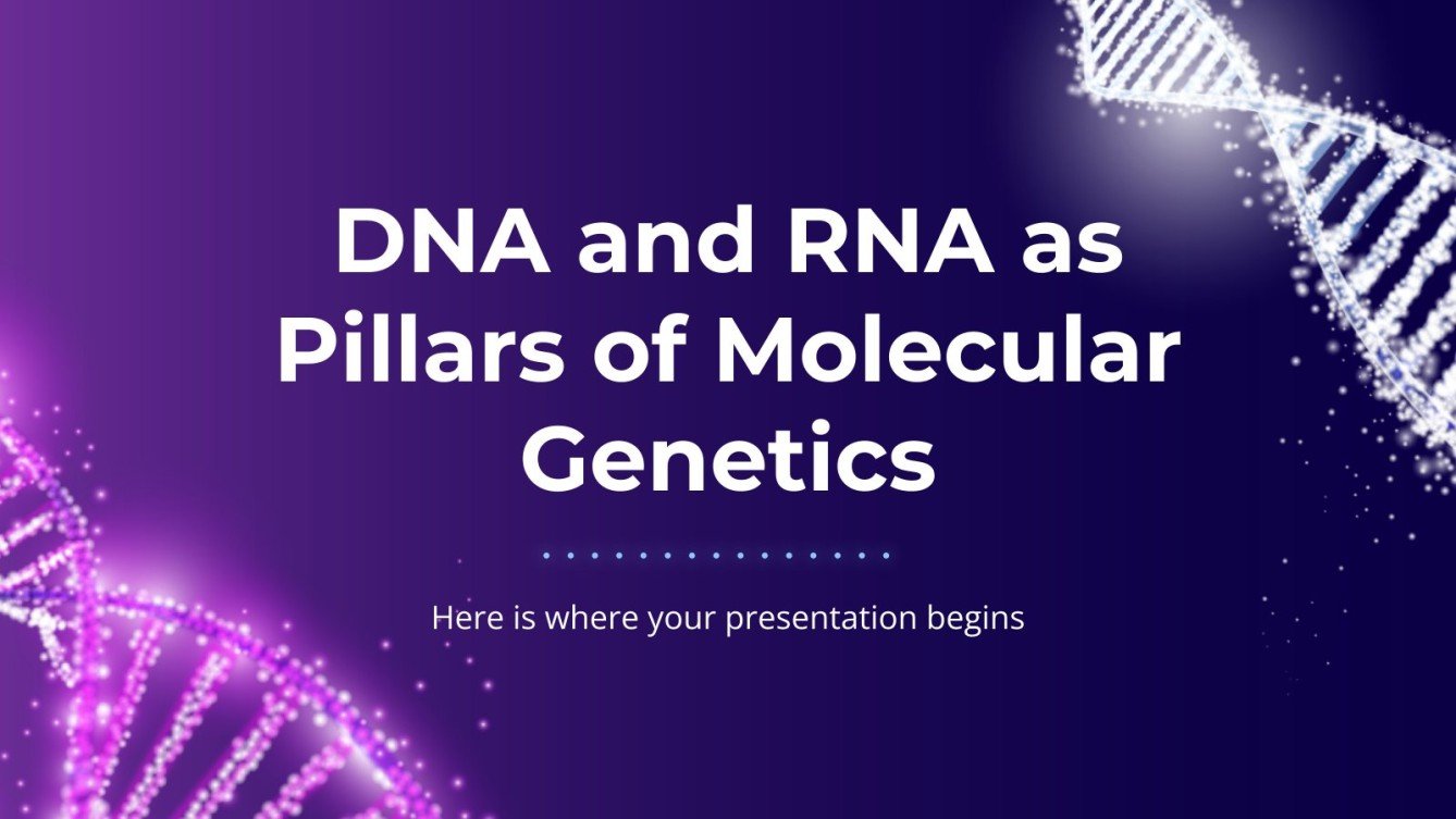 DNA and RNA as Pillars of Molecular Genetics